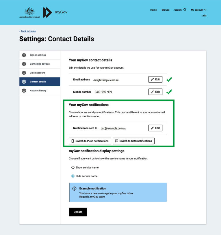 Have you set up myGov Notifications? - Cassell & Co